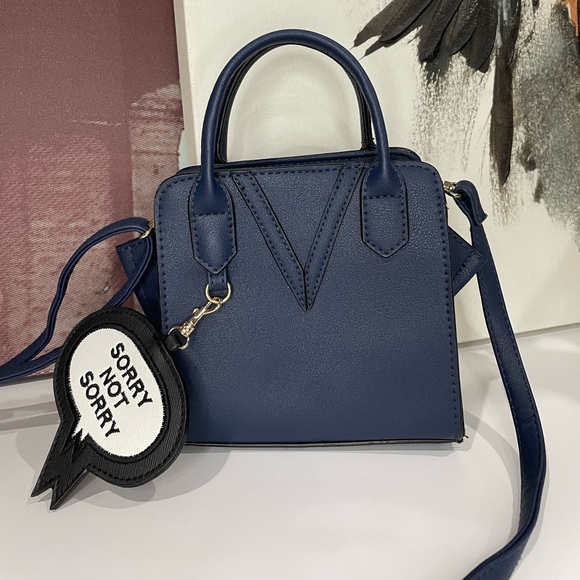 Atmosphere | Bags | Atmosphere Dark Blue Trapeze Mini Crossbody Bag ...